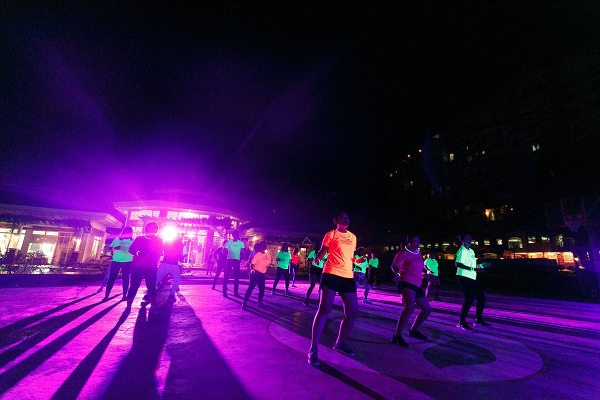 Neon Zumba At AppleOne Banawa Heights - AppleOne Group
